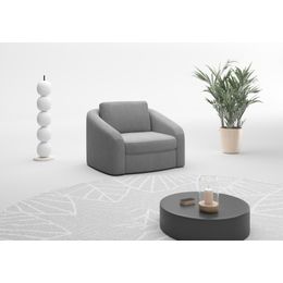 Sit & More Sessel SIT & MORE "Jazz", grau, B:116cm H:88cm T:104cm, 95% Polyester 5% Polyamid, Sessel, Sessel