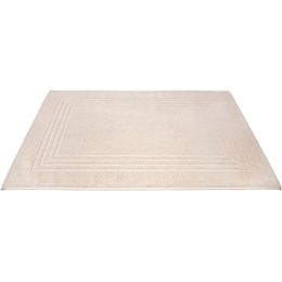 Badematte Dyckhoff "Siena" Gr. 20, beige (champagner), H:3mm, Baumwolle, Badematten, Badematte, 2er Set