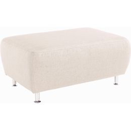 Hocker Home Affaire "Manhattan", beige (linen), B:101cm H:45cm T:68cm, Struktur (100% Polyester);Flachgewebe (90% Polyester, 10% Polyamid);Luxus-Microfaser (100% Polyester), Hocker, Hocker, in drei Bezugsqualit&auml;ten