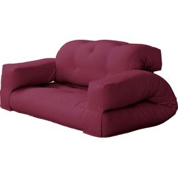 Schlafsofa Karup Design "Hippo", bunt (bordeauxrot), B:140cm, Sofas, Schlafsofa