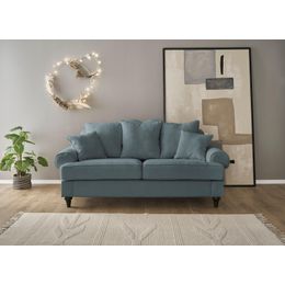 3-Sitzer Home Affaire "WESTMINSTER", grau (anthrazit), B:200cm H:95cm T:100cm, Sofas, 3-Sitzer, mit Federkern-Polsterung