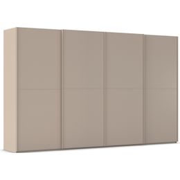 Schwebet&uuml;renschrank Rauch "Kleiderschrank Schrank Garderobe Schlafzimmerschrank SCALE-DUO", grau (fango, griffleisten fango), B:360cm H:223cm T:68cm, Holzwerkstoff, Schr&auml;nke, Schwebet&uuml;renschrank, edle zweigeteilte T&uuml;ren und 3 Zierleisten MADE IN GERMANY