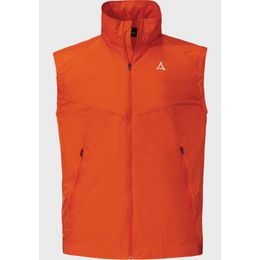 Sch&ouml;ffel Funktionsweste SCH&Ouml;FFEL "Vest Bygstad M", Herren, Gr. 54, orange (5480, orange), Oberstoff : 100% Nylon, ohne Ausschnitt, Westen Funktionsweste