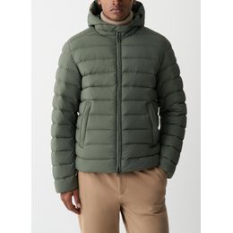 Daunenjacke COLMAR "MENS DOWN JACKET", Herren, Gr. 48, gr&uuml;n (oliv), Web, Obermaterial: 100% Nylon. Futter: 100% Nylon. Wattierung: 90% Entendaune, 10% Entenfeder, unifarben, regular fit normal, hoch geschlossener Ausschnitt, abgerundeter Saum, Jacken Daunenjacke
