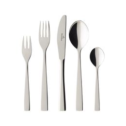 Villeroy & Boch Besteck-Set VILLEROY & BOCH "Tafelbesteck Elisabeth 30er Set silber", silber, 30 tlg., Essbesteck-Sets, Besteck-Set