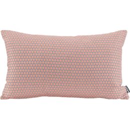 HOCK Dekokissen H.O.C.K. "Miss Dots Kissen", rot (apricot, gepunktet), B:30cm H:10cm L:50cm, Baumwolle, Polyester, Dekokissen_Sitzkissen_Kissenh&uuml;llen, Dekokissen, mit Punkten, Kissenh&uuml;lle mit F&uuml;llung, 1 St&uuml;ck