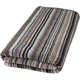 Saunatuch Ross "Missoni-Serie", bunt (flanell, bunt), B:75cm L:200cm, Frottier, Baumwolle, Handt&uuml;cher, Saunatuch, aus feinster Baumwolle, dezente Streifen, Multifarben