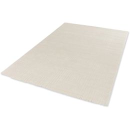 Sch&ouml;ner Wohnen Kollektion Teppich "Pure 6317-243", beige (creme), B:133cm H:22mm L:190cm, Kunstfaser, SCH&Ouml;NER WOHNEN-KOLLEKTION, Teppiche, Teppich, Kurzflor, Hoch Tief Struktur, Wohnzimmer, Sch&ouml;ner Wohnen Kollektion