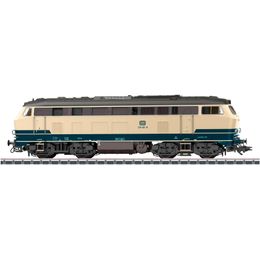 M&auml;rklin Diesellokomotive M&Auml;RKLIN "M&auml;rklin Diesellokomotive Baureihe 218 - 39215", blau (blau, elfenbein), Modelleisenbahn-Fahrzeuge, KinderB:3,5cm H:5,5cm L:18,9cm, Kunststoff, Metall, Diesellokomotive, Made in Europe, B:3,5cm H:5,5cm L:18,9cm