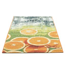 Teppich Sansibar "Rantum Beach 002", bunt (multi), B:100cm H:5mm L:200cm, Polypropylen, Teppiche, Teppich, Flachgewebe, modernes Sommer Design, In- und Outdoor geeignet
