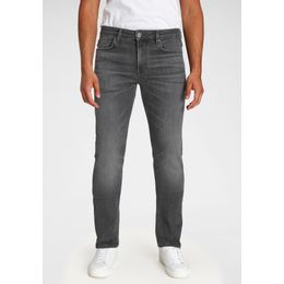 JOOP! Stretch-Jeans JOOP JEANS "Mitch", Herren, Gr. 30, L&auml;nge 32, grau (pastell grau), Denim/Jeans, Obermaterial: 82% Baumwolle, 16% Polyester, 2% Elasthan, Jeans Stretch-Jeans