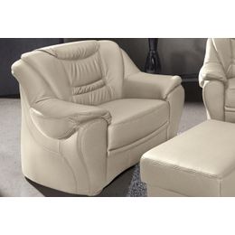 Sit & More Sessel SIT & MORE "Benson", beige (creme), B:98cm H:94cm T:95cm, NaturLeder;Luxus-Microfaser ALTARA NUBUCK (100% Polyester);Luxus-Kunstleder, Sessel, Sessel