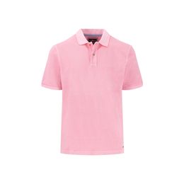 Poloshirt Fynch-Hatton, Herren, Gr. M, peony, Jersey, Obermaterial: 95% Baumwolle, 5% Elasthan, unifarben, regular fit taillenbedeckt, Shirts Poloshirt