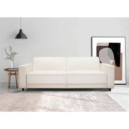 3-Sitzer DOREL HOME "ALLIE Schlafsofa 225 cm", beige (creme), B:225cm H:82cm T:84cm, 100% Polyester, Sofas, 3-Sitzer, Bett-Funktion (108/190cm), trendiger Cord o. pflegeleichter Velours