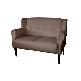 2-Sitzer Home Affaire "Moro", braun (mocca), B:142cm H:101cm T:73cm, Luxus-Microfaser aus 100% Polyester;Softlux-Kunstleder, Sofas, 2-Sitzer, mit Federkern