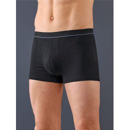 Panty, Herren, Gr. 6, 2 Stk., schwarz, 95% Baumwolle, 5% Elasthan, Unterhosen Panty