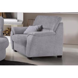 Sit & More Sessel SIT & MORE "Pandora", grau, B:103cm H:91cm T:90cm, Luxus-Microfaser ALTARA NUBUCK (100% Polyester);Luxus-Microfaser (100% Polyester);Luxus-Microfaser ALTARA NUBUCK (100% Polyester), Sessel, Sessel