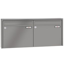 Renz Quadra Aufputzbriefkastenanlage 2-fach RAL9007