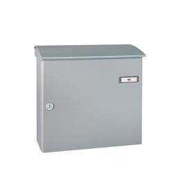 Renz CONVEX Aufputz Briefkasten mit Einwurfdeckel 12 L RAL9007