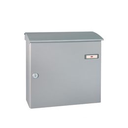 Renz CONVEX Aufputz Briefkasten mit Einwurfdeckel 12 L RAL9016