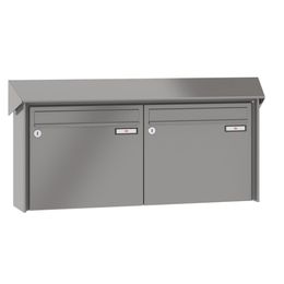 Renz Prisma Aufputzbriefkastenanlage 2-fach RAL7016