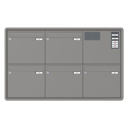 Renz RS3000 Unterputz Briefkastenanlage 5-fach mit Sprechsieb DB703