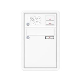 Renz RS3000 Unterputz Briefkastenanlage mit Sprechsieb oben RAL9016