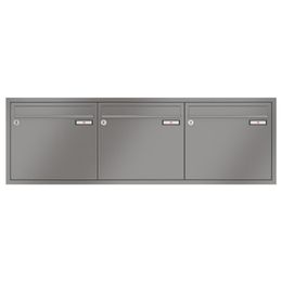 Renz Eckrahmen Unterputz Briefkastenanlage 3-fach RAL9007