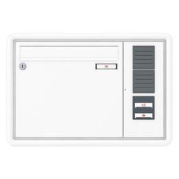 Renz RS3000 Unterputz Briefkastenanlage mit Sprechsieb rechts RAL9016