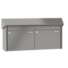 Renz Prisma Aufputzbriefkastenanlage 2-fach RAL7016