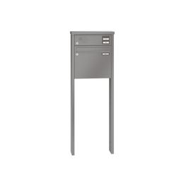 Renz Tetro freistehende Briefkastenanlage mit Sprechanlage RAL9007