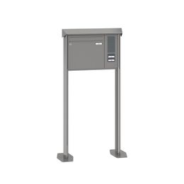 Renz Prisma freistehende Briefkastenanlage mit Sprechanlage RAL7016