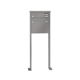 Renz Tetro freistehende Briefkastenanlage mit Sprechanlage RAL7016