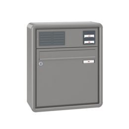 Renz RS2000 Aufputzbriefkastenanlage mit Sprechsieb RAL9007