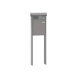 Renz Prisma freistehende Briefkastenanlage mit Sprechanlage RAL9007