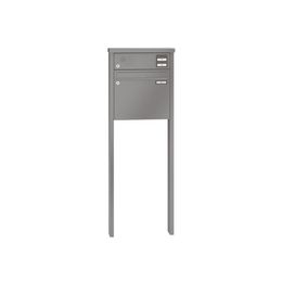 Renz Tetro freistehende Briefkastenanlage mit Sprechanlage RAL9007