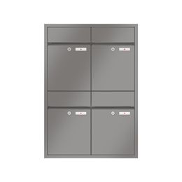 Renz Plan Unterputz Briefkastenanlage 4-fach RAL7016