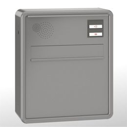 Renz RS2000 Zaunbriefkasten mit Sprechsieb RAL7016