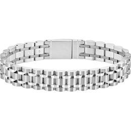 Armband BOSS "OWAN", silber (edelstahlfarben), Armb&auml;nder, Herren, 19cm, Edelstahl, Armband