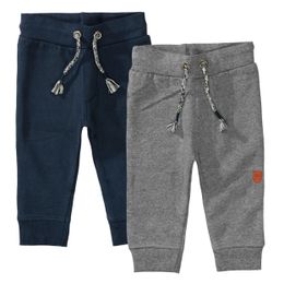 Jogginghose STACCATO, Jungen, Gr. 74, Normalgr&ouml;&szlig;en, bunt (mehrfarbig), Oberstoff: 100% Baumwolle., unifarben, normal, Hosen Jogginghose, Doppelpack