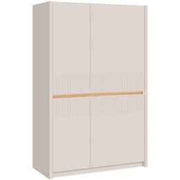 Highboard FORTE "Oak Squere", mauvella eiche, sand, B:95,3cm H:146,7cm T:41,5cm, Holzwerkstoff, Sideboards, Highboard