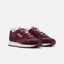 Sneaker Reebok CLASSIC "REEBOK GLIDE", Damen, Gr. 36, schwarzcherry, schwarzcherry, classicburgundy, Leder, Synthetik, Schuhe Sneaker
