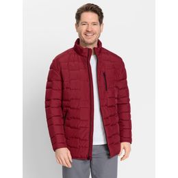 Steppjacke Marco Donati, Herren, Gr. 56, rot (dunkelrot), 100% Polyester, Kragen:100% Polyester, Wattierung:100% Polyester, unifarben, Jacken Steppjacke