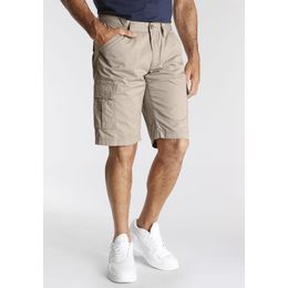 MAN'S WORLD Cargobermudas MAN'S WORLD, Herren, Gr. 68, N-Gr, beige, Obermaterial: 100% Baumwolle, unifarben, normal kniebedeckend, Hosen Cargobermudas, auch in Gro&szlig;en Gr&ouml;&szlig;en