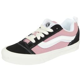 Sneaker Vans "Knu Skool", Herren, Gr. 36,5, schwarz, pink, Leder, Textil, Schuhe Sneaker, unisex