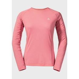 Sch&ouml;ffel Sweatshirt SCH&Ouml;FFEL "Longsleeve Rodica2 L", Damen, Gr. 44, rosa (3245, rosa), Oberstoff : 88% Polyester 12% Lyocell, Rundhals, Sweatshirts Sweatshirt
