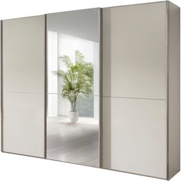 Schwebet&uuml;renschrank Wiemann "Phoenix, Made in Germany, modernes Design, Highlight, Blickfang", champagner, dekor, B:295cm H:217cm T:67cm, Schr&auml;nke, Schwebet&uuml;renschrank, maximaler Staurraum, inkl.Einlegeb&ouml;den, W&auml;scheb&ouml;den u. D&auml;mpfer
