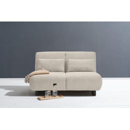 ell+ell Schlafsofa ELL + ELL "Minou", grau (hellgrau), B:145cm, Sofas, Schlafsofa