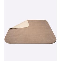 Tagesdecke HEINE HOME Gr. 2, taupe, B:240cm L:210cm, 100% Polyester, Tagesdecken, Tagesdecke