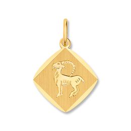 Sternzeichenanh&auml;nger ONE ELEMENT "Steinbock Sternzeichen Anh&auml;nger aus 333 Gelbgold", gold, Schmuckanh&auml;nger, Damen, Steinbock, Gelbgold 333, Sternzeichenanh&auml;nger, Astro